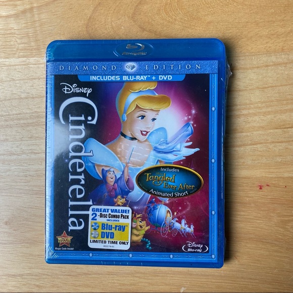 Disney | Other | Disney Cinderella 2 Pack Bluray Dvd Diamond Edition ...